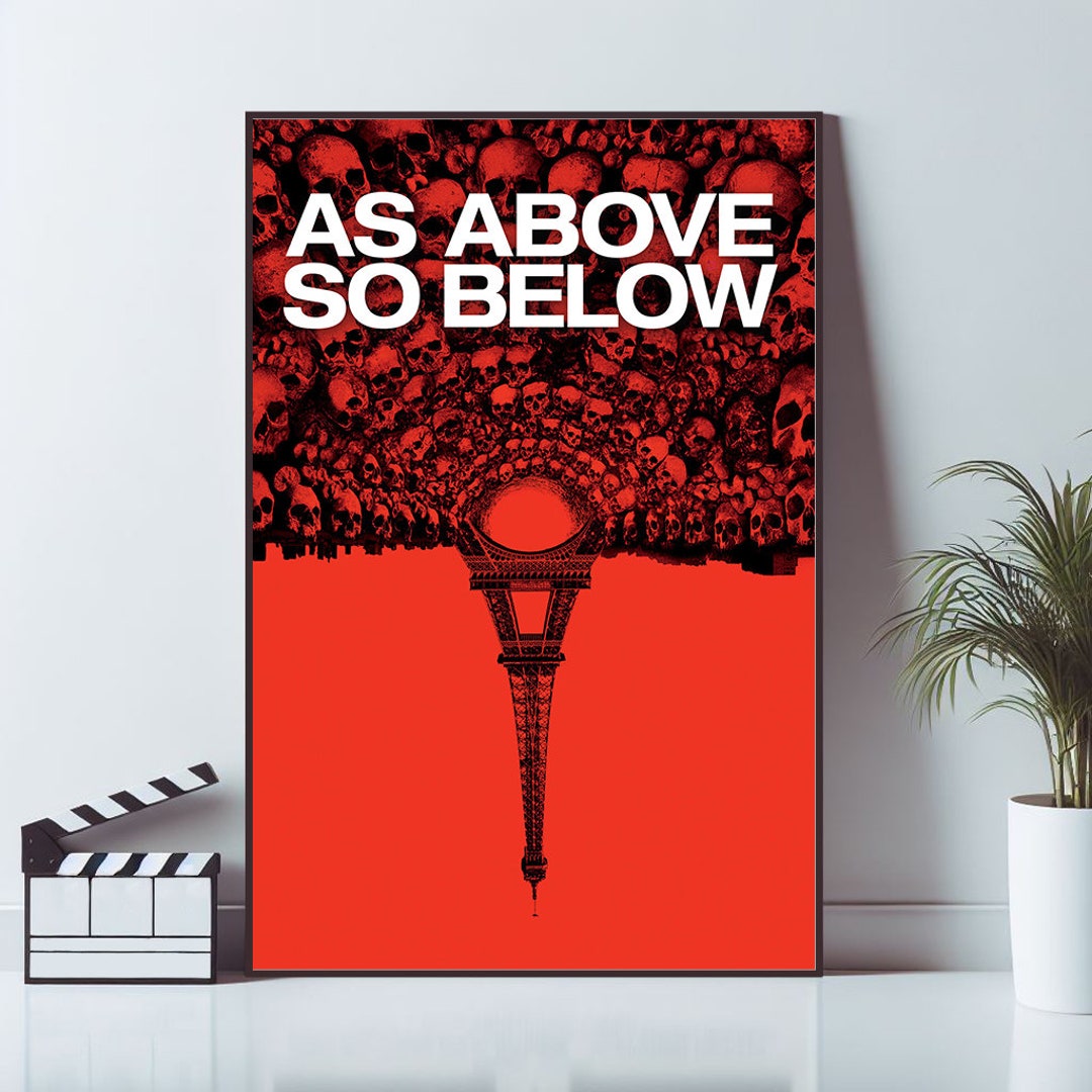 As Above, so Below, Movie Poster, Wall Art Prints, Art Poster, Canvas ...