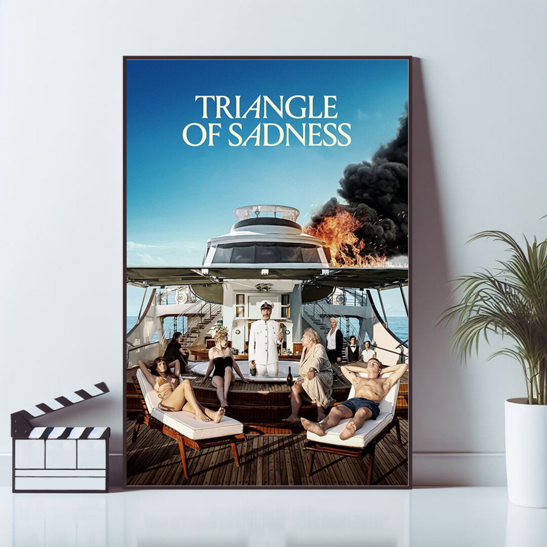 Triangle of Sadness, Movie Poster, Wall Art Prints, Art Poster, Canvas ...