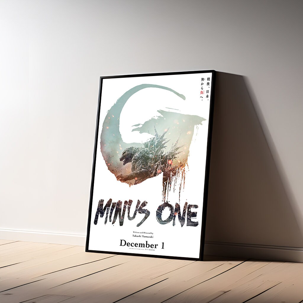 Godzilla Minus One Movie Poster Wall Art Prints Art Poster - Etsy