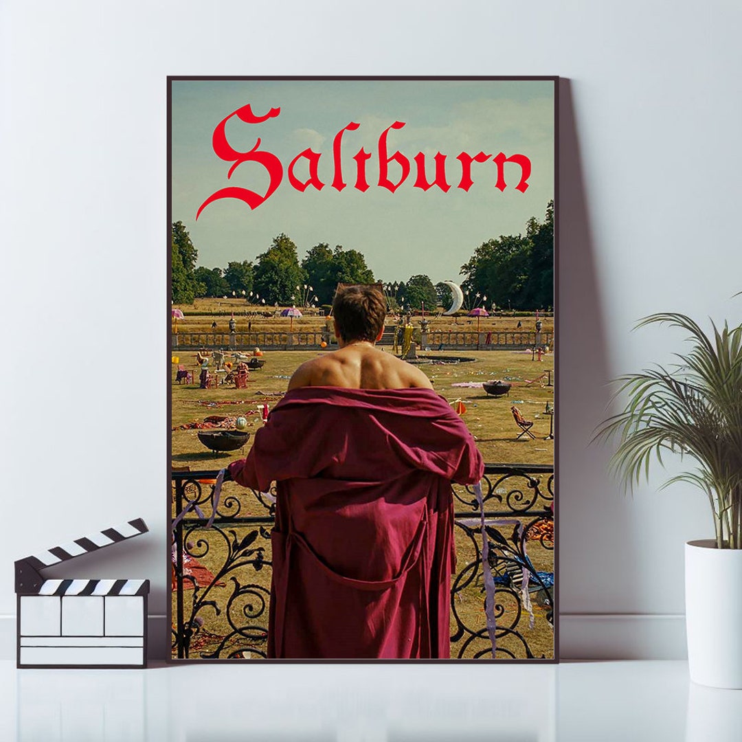 Saltburn Movie Poster, Wall Art Prints, Canvas Material Gift, Keepsake ...