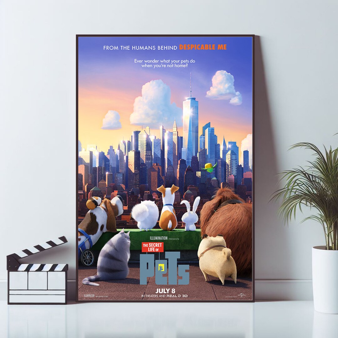 The Secret Life of Pets Movie Poster, Art Poster, Wall Art Prints ...