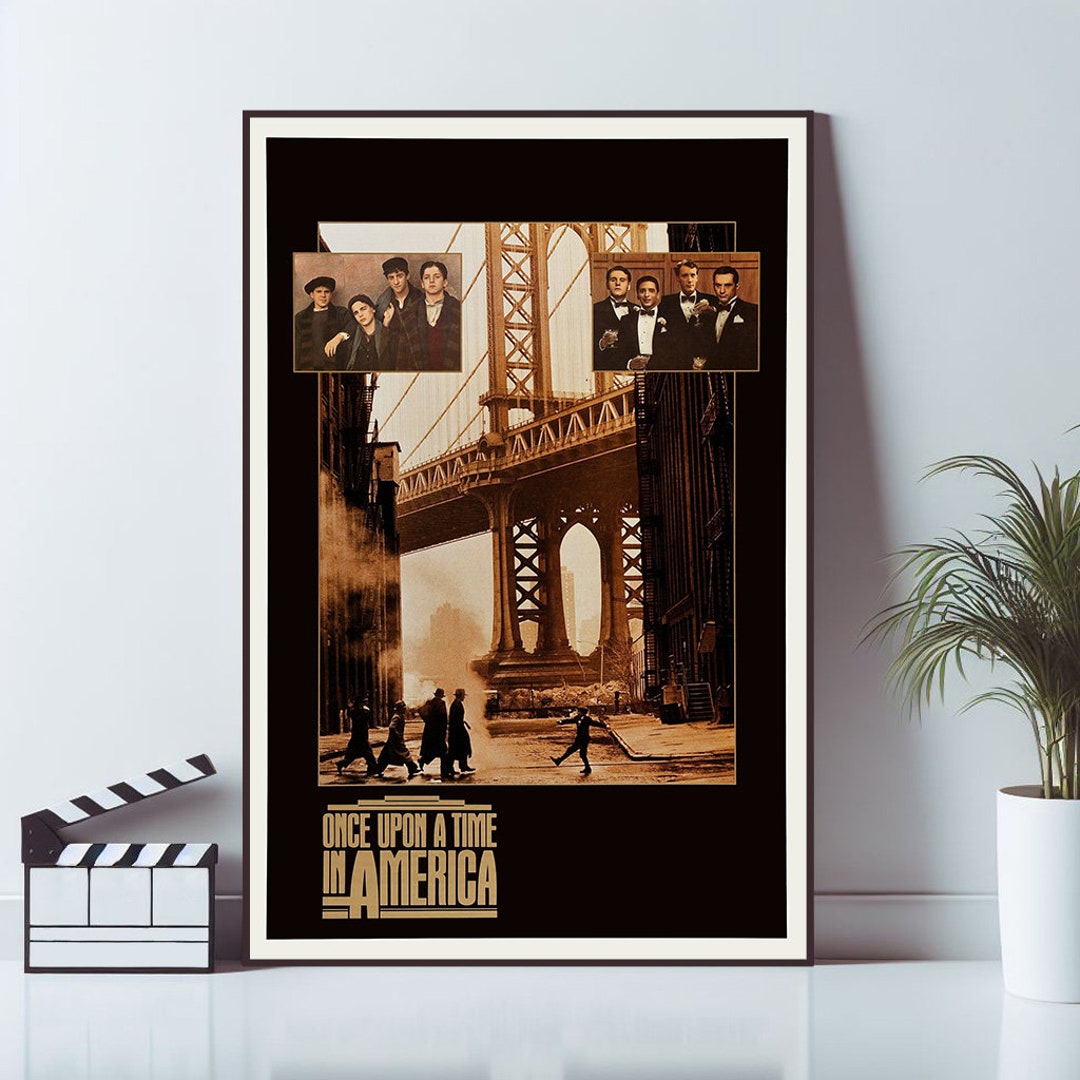 Once Upon a Time in America, Movie Poster, Wall Art Prints, Art Poster ...