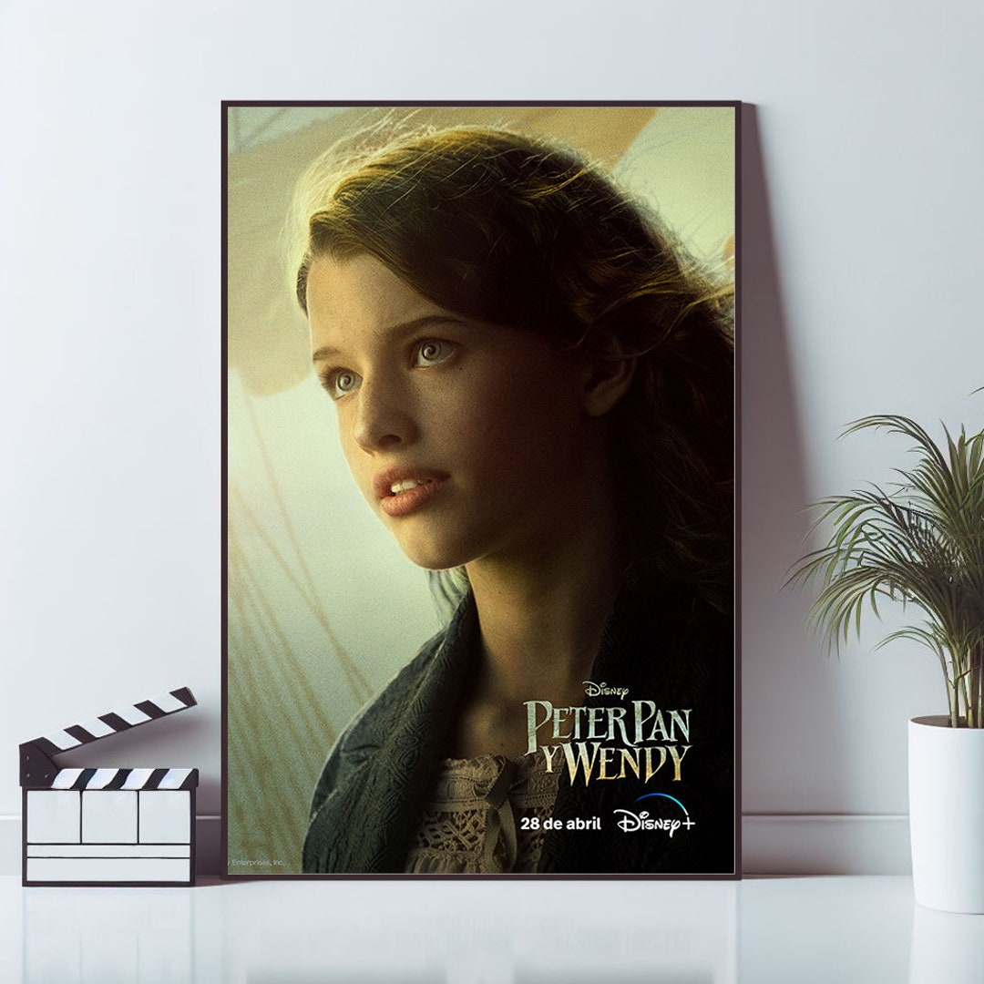 Peter Pan & Wendy Movie Poster, Art Poster, Canvas Material Gift, Home ...