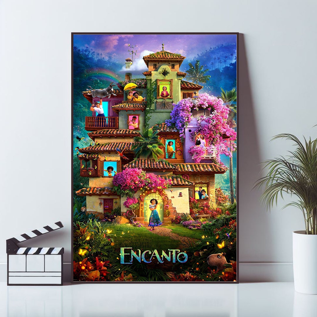 Encanto, Movie Poster, Wall Art Prints, Art Poster, Canvas Material ...