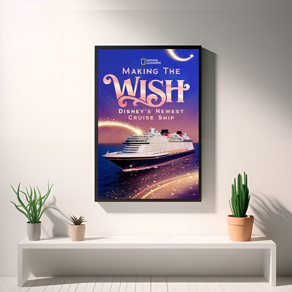 Disneys Newest Cruise Ship Movie Poster, Wall Art Prints, Canvas ...
