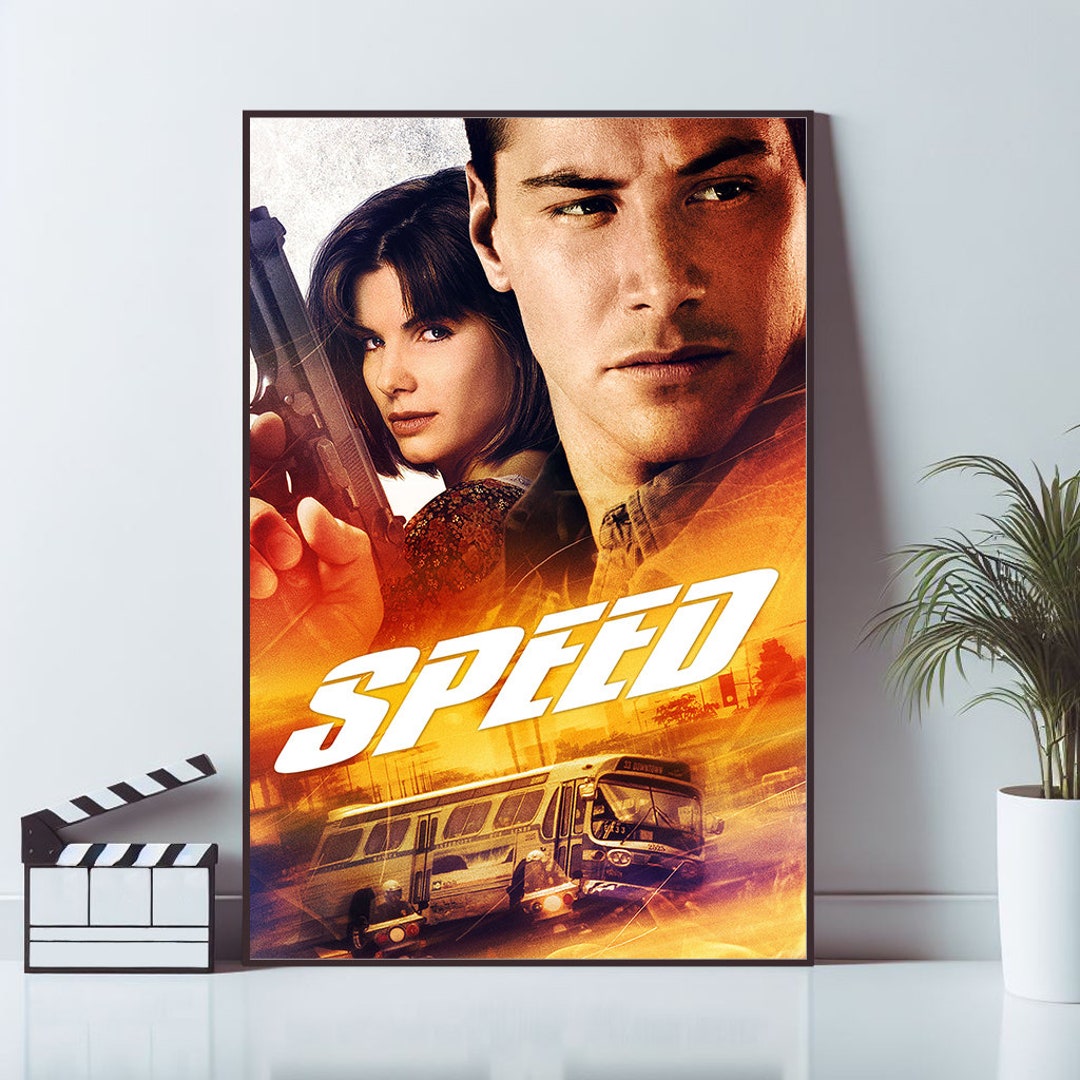 Speed, Movie Poster, Wall Art Prints, Art Poster, Canvas Material Gift ...