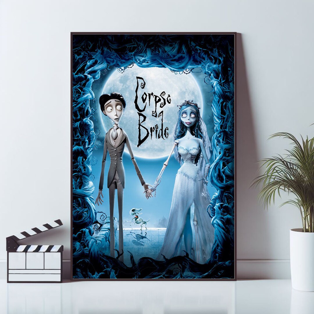 Corpse Bride, Movie Poster, Wall Art Prints, Art Poster, Canvas ...