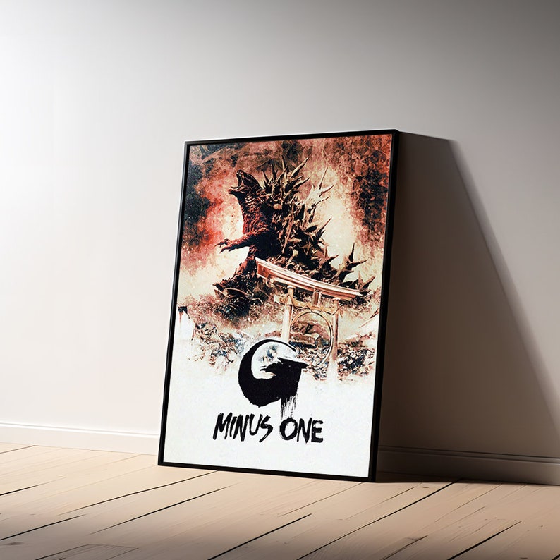 Godzilla Minus One Movie Poster Art Poster Home Decor Wall - Etsy Australia