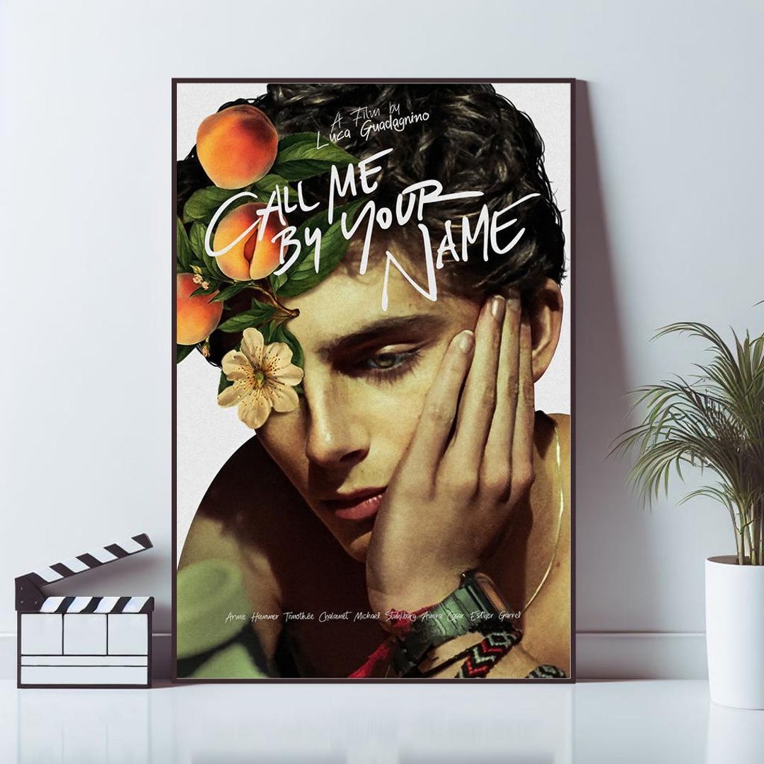 Call Me by Your Name, Movie Poster, Art Poster, Canvas Material Gift, Keepsake, Home Decor, Live ...