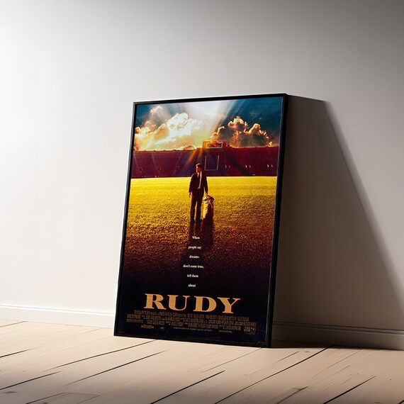 Rudy Movie Poster Rudy 4K Blu Ray (SteelBook)
