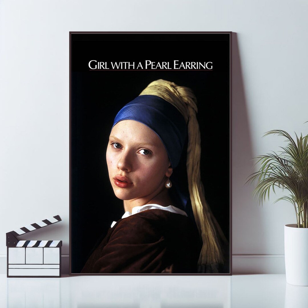Girl With a Pearl Earring, Movie Poster, Art Poster, Movie Wall Art ...