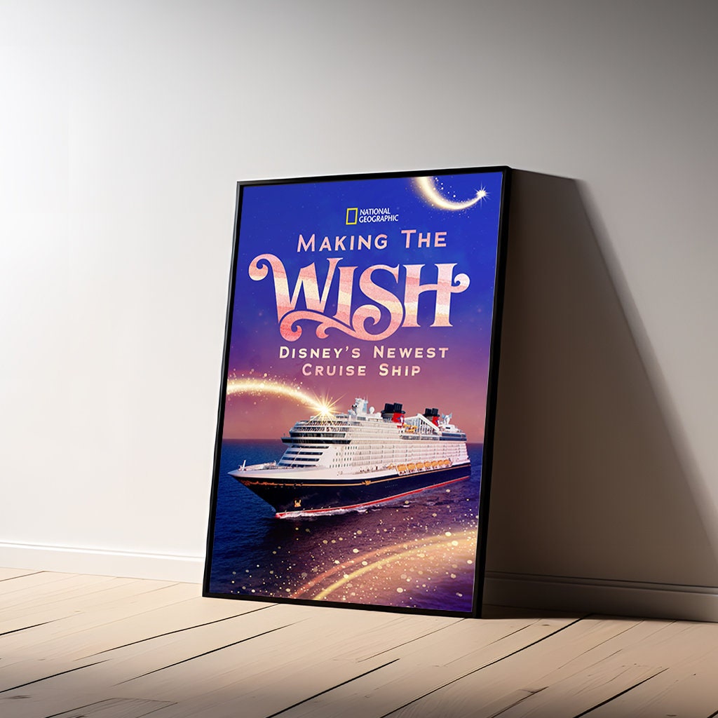 Disneys Newest Cruise Ship Movie Poster, Wall Art Prints, Canvas ...