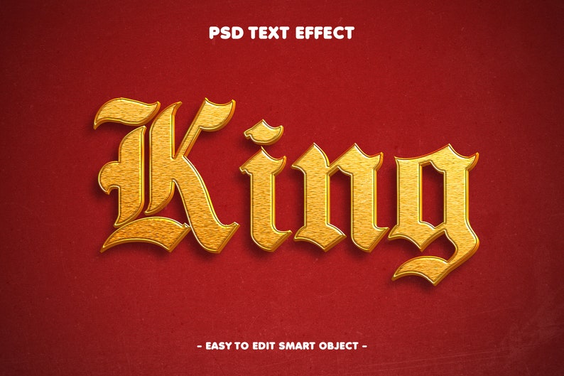 12 PSD 3D Gold Text Effects Bundle | for Adobe Photoshop | Premium Gold ...