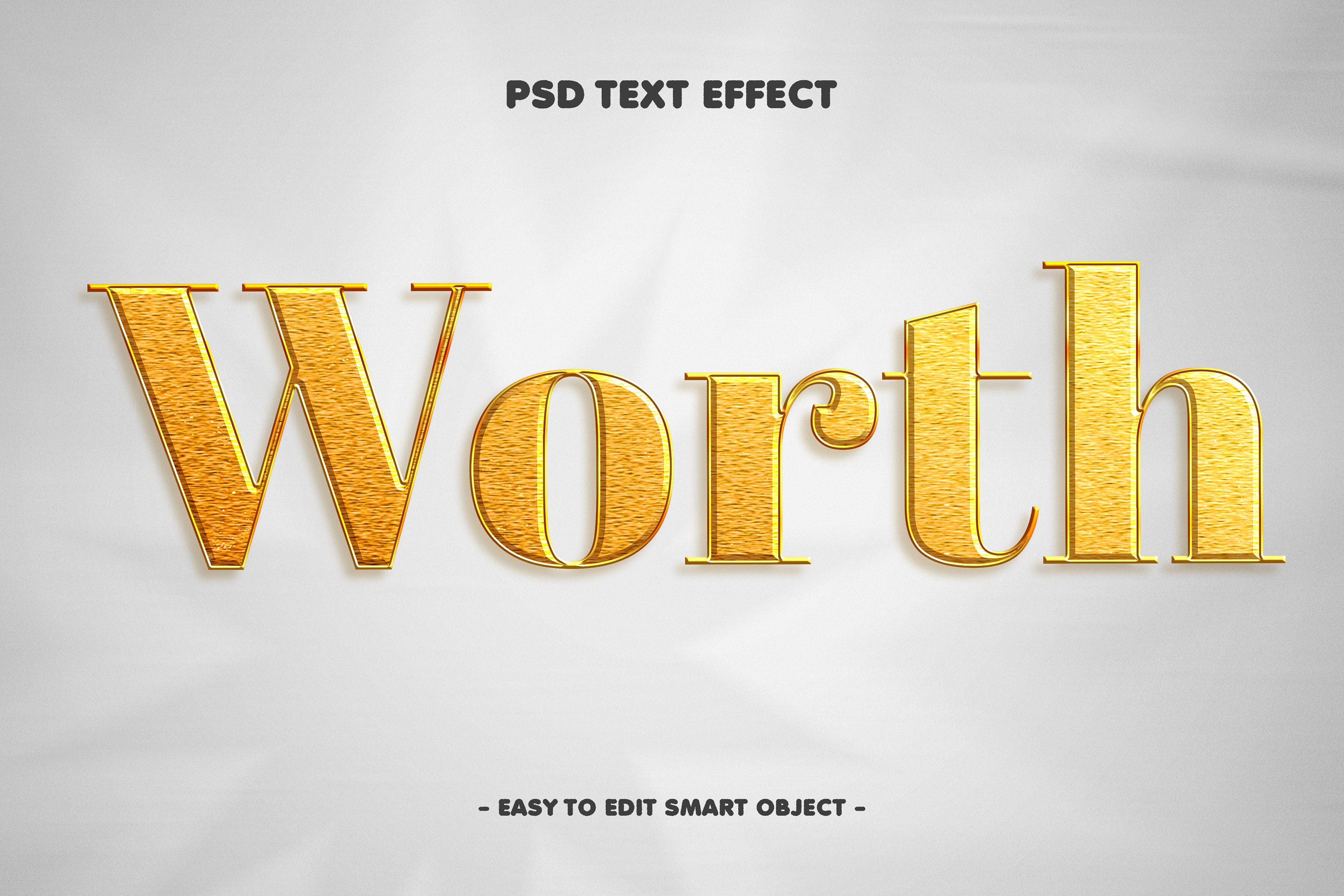 12 PSD 3D Gold Text Effects Bundle | for Adobe Photoshop | Premium Gold ...