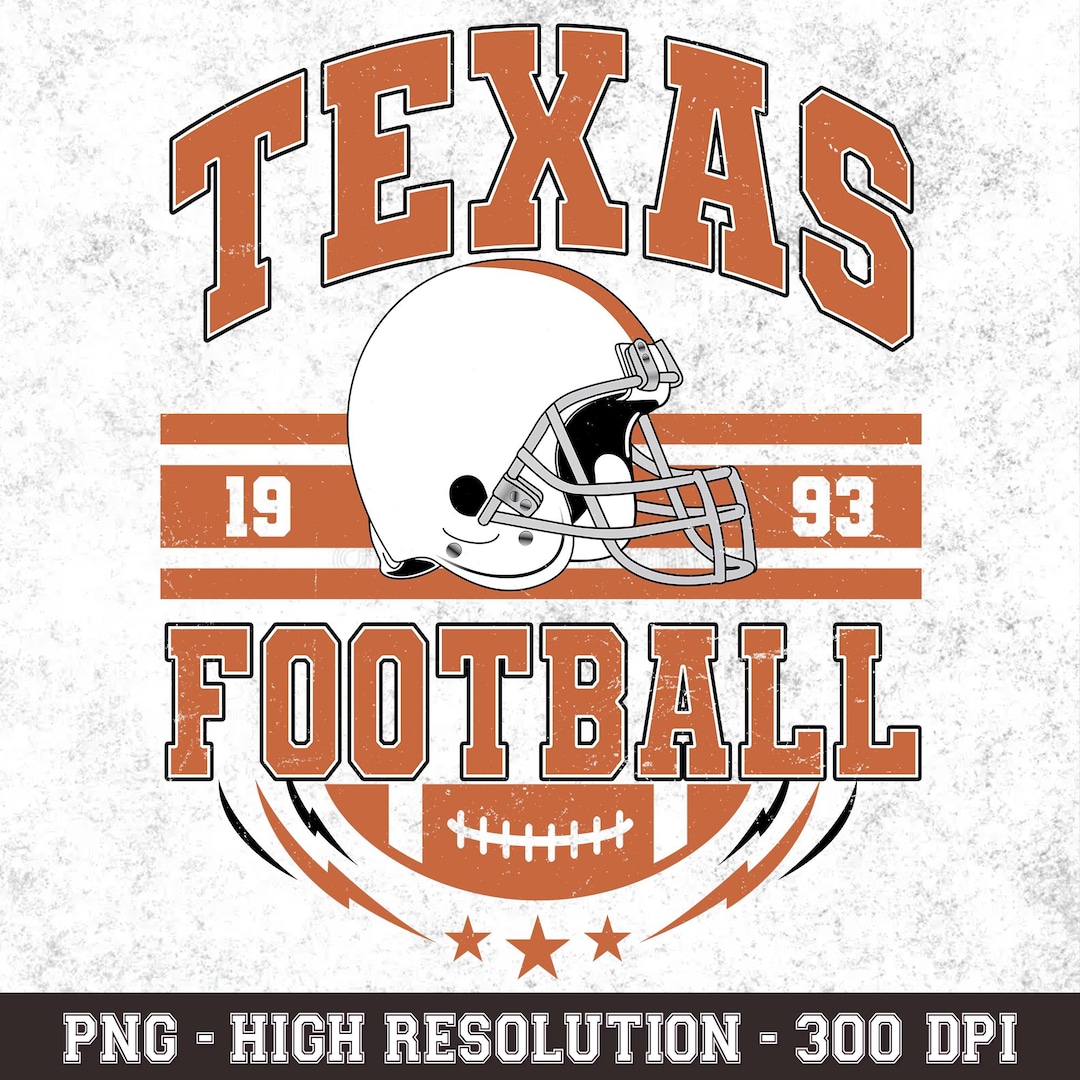 Vintage Texas Football Png, Texas Png, Texas Sublimination Png, PNG ...