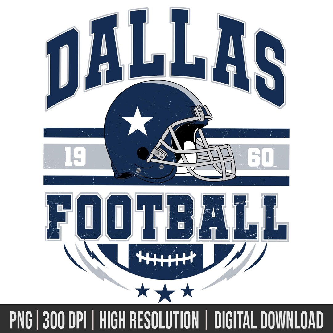 Vintage Dallas Football Png, Dallas Png, Dallas Sublimination Png, PNG ...