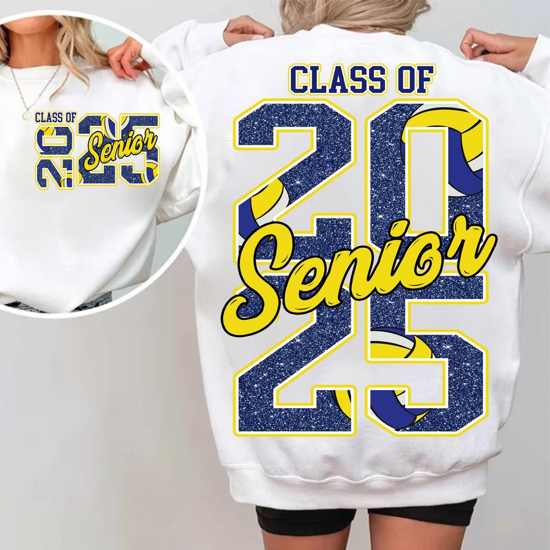 Volleyball Senior 2025 Png, Class of 2025 Senior Png, Volleyball Png ...