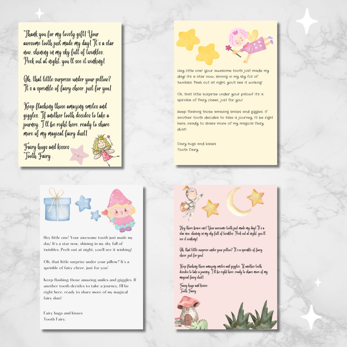 Tooth Fairy Printable Certificates Letters From the Tooth Fairy Office ...