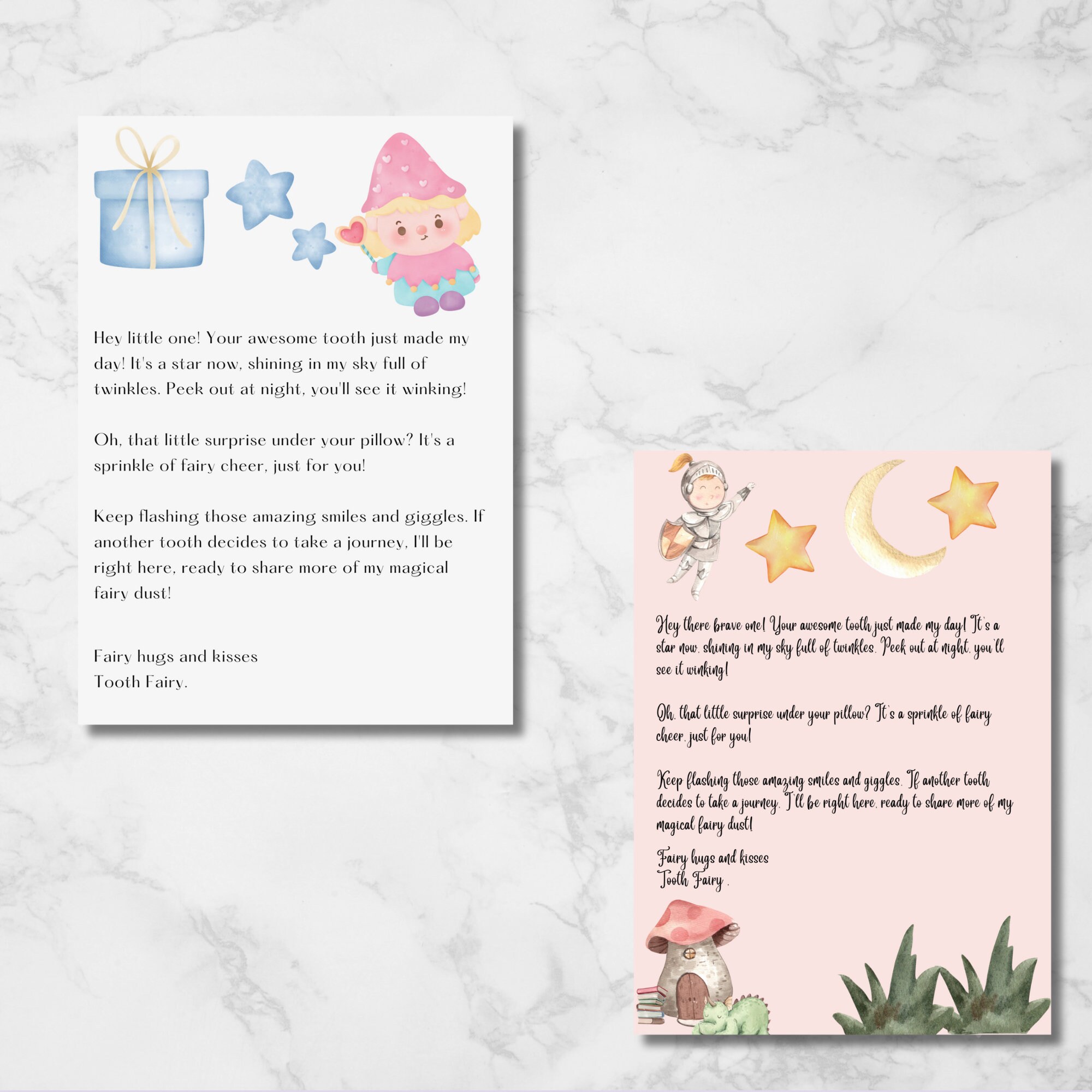Tooth Fairy Printable Certificates Letters From the Tooth Fairy Office ...