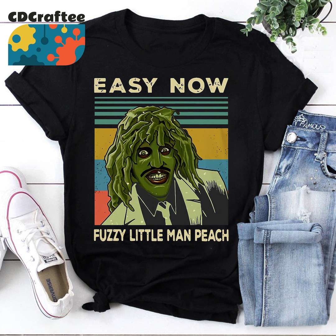 Old Gregg Easy Now Fuzzy Little Man Peach the Mighty Boosh Vintage T ...