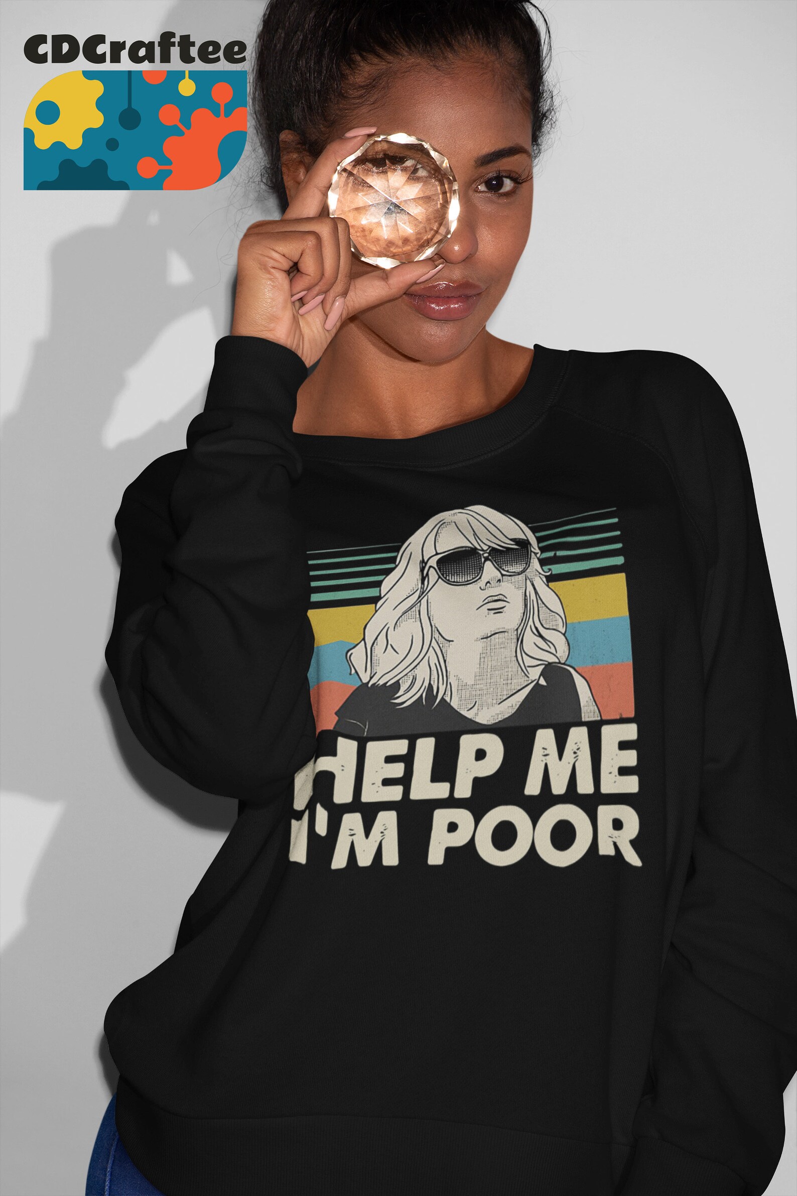 Annie Help Me I’m Poor Vintage Walker Funny Classic T-shirt, Bridesmaid ...
