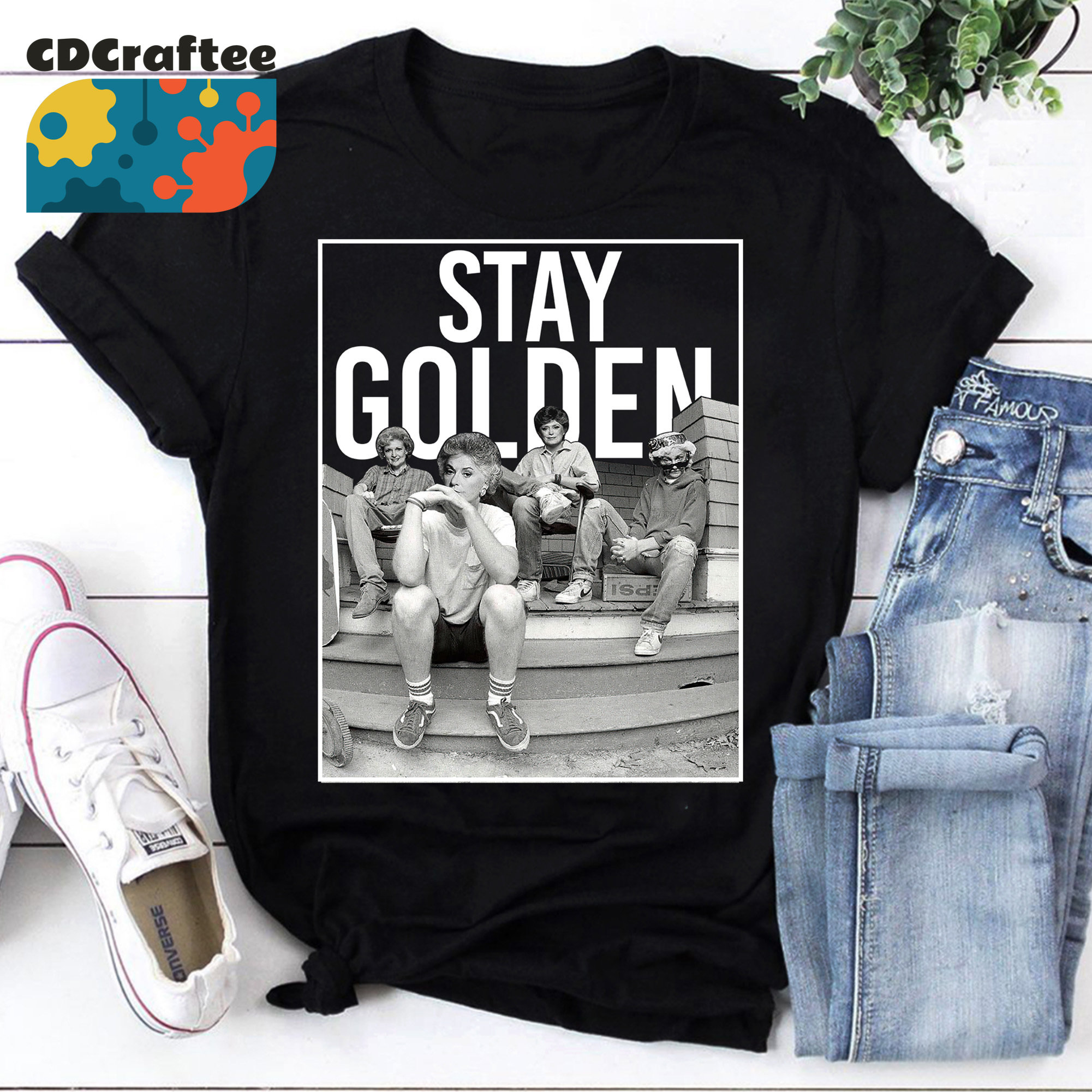 Stay Golden Golden Girls Vintage T-shirt, the Golden Girls Shirt, Stay ...