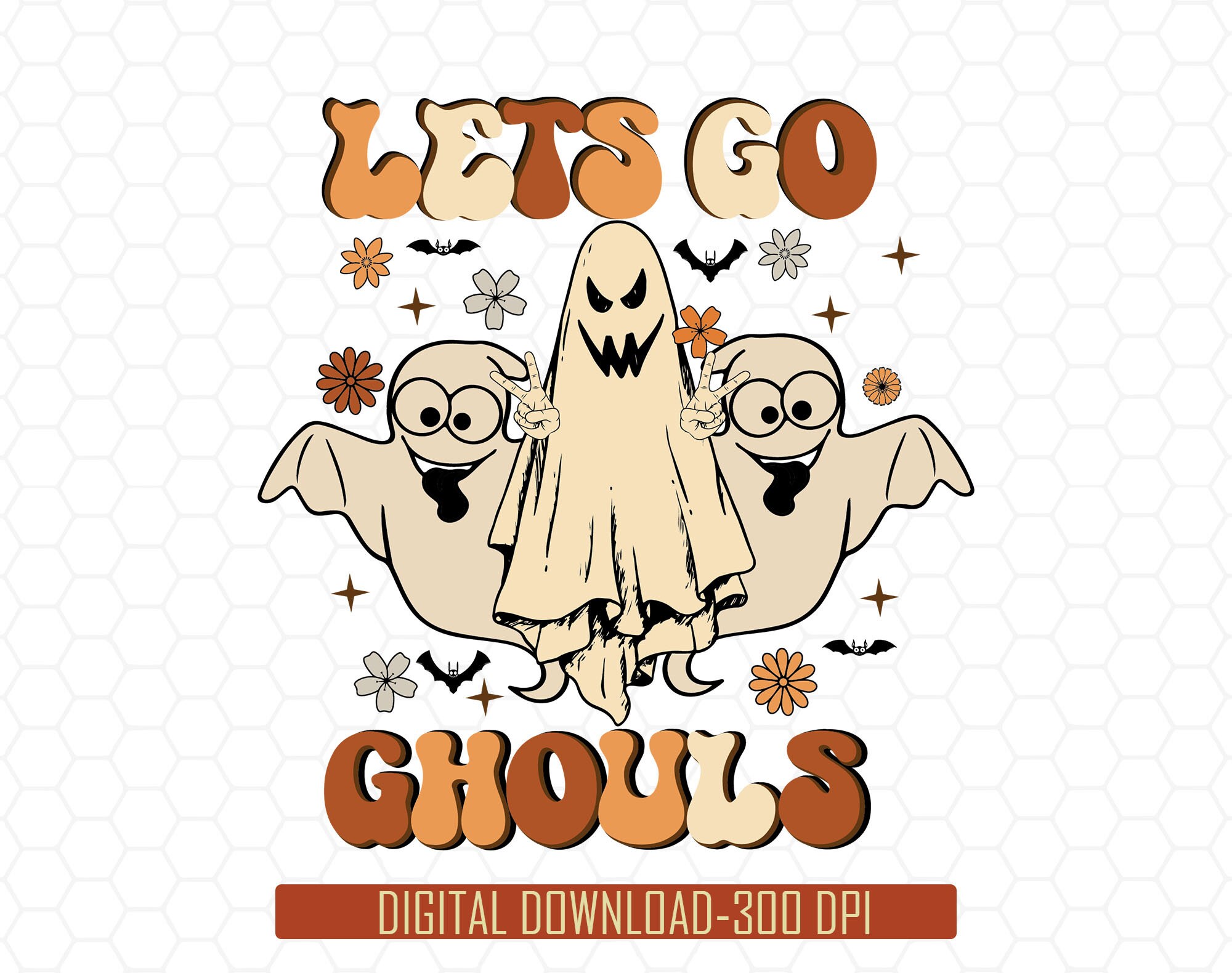 Lets Go Ghouls Png, Halloween Png, Spooky Png Files, Cute Ghost Png ...