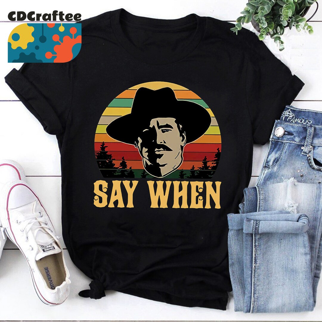 Funny Movie T-shirt Tombstone Doc Holliday Painting By Peter Nowell ...