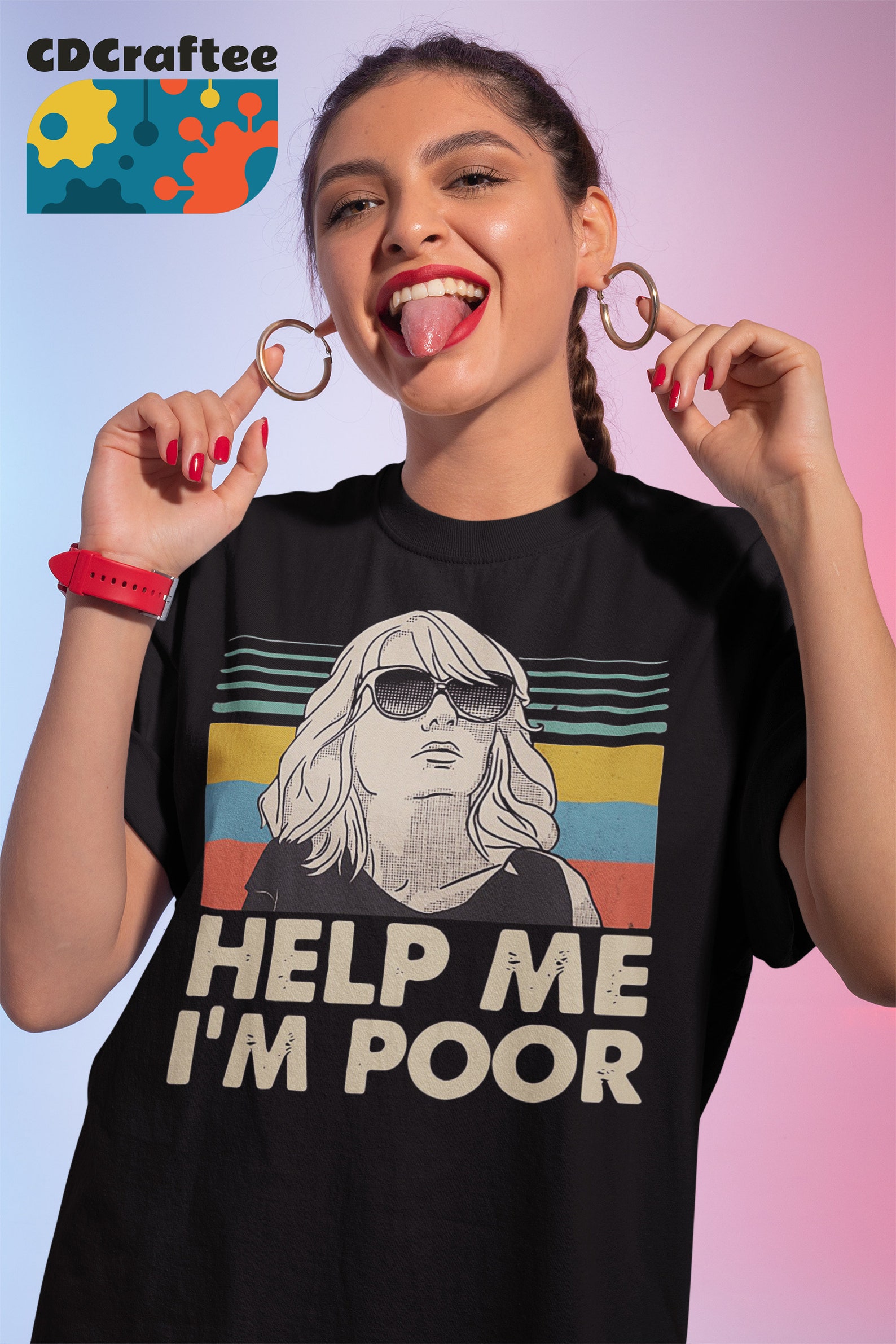 Annie Help Me I’m Poor Vintage Walker Funny Classic T-shirt, Bridesmaid ...
