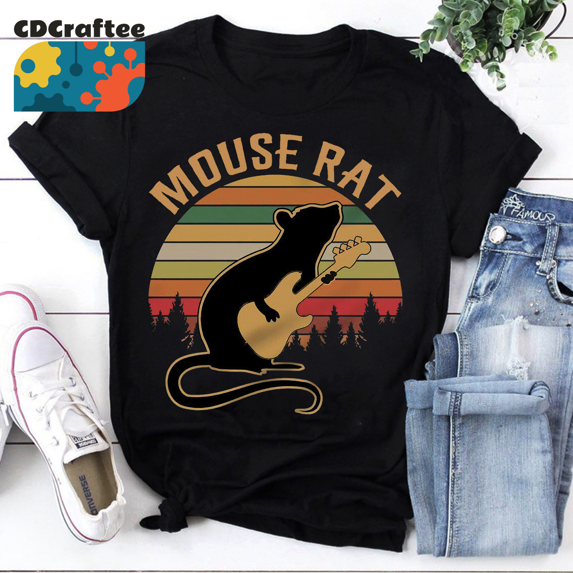 Mouse Rat Andy Dwyer Parks and Recreation Vintage Retro T-shirt, Mouse ...