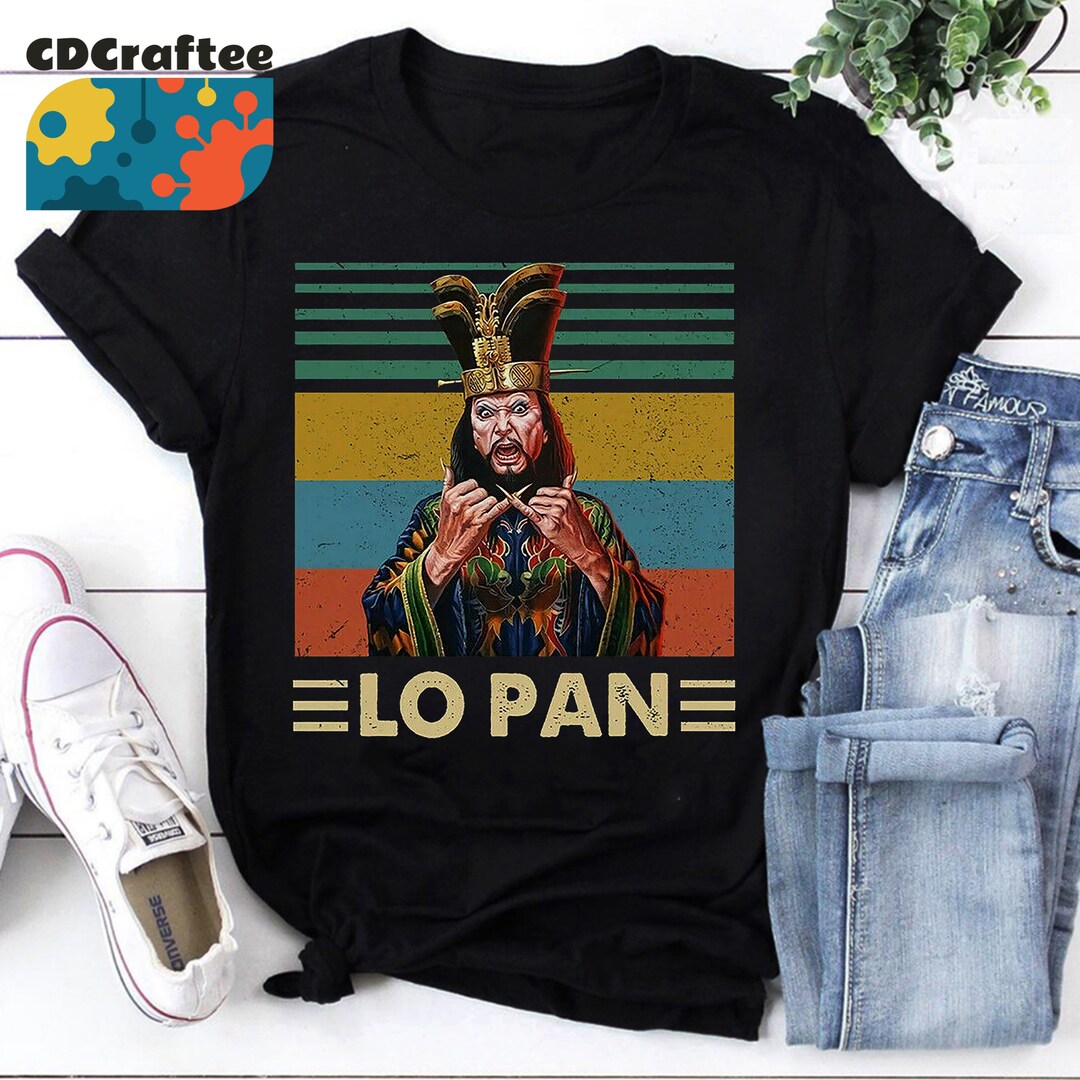 David Lo Pan Big Trouble in Little China Movie Funny Vintage T-shirt ...