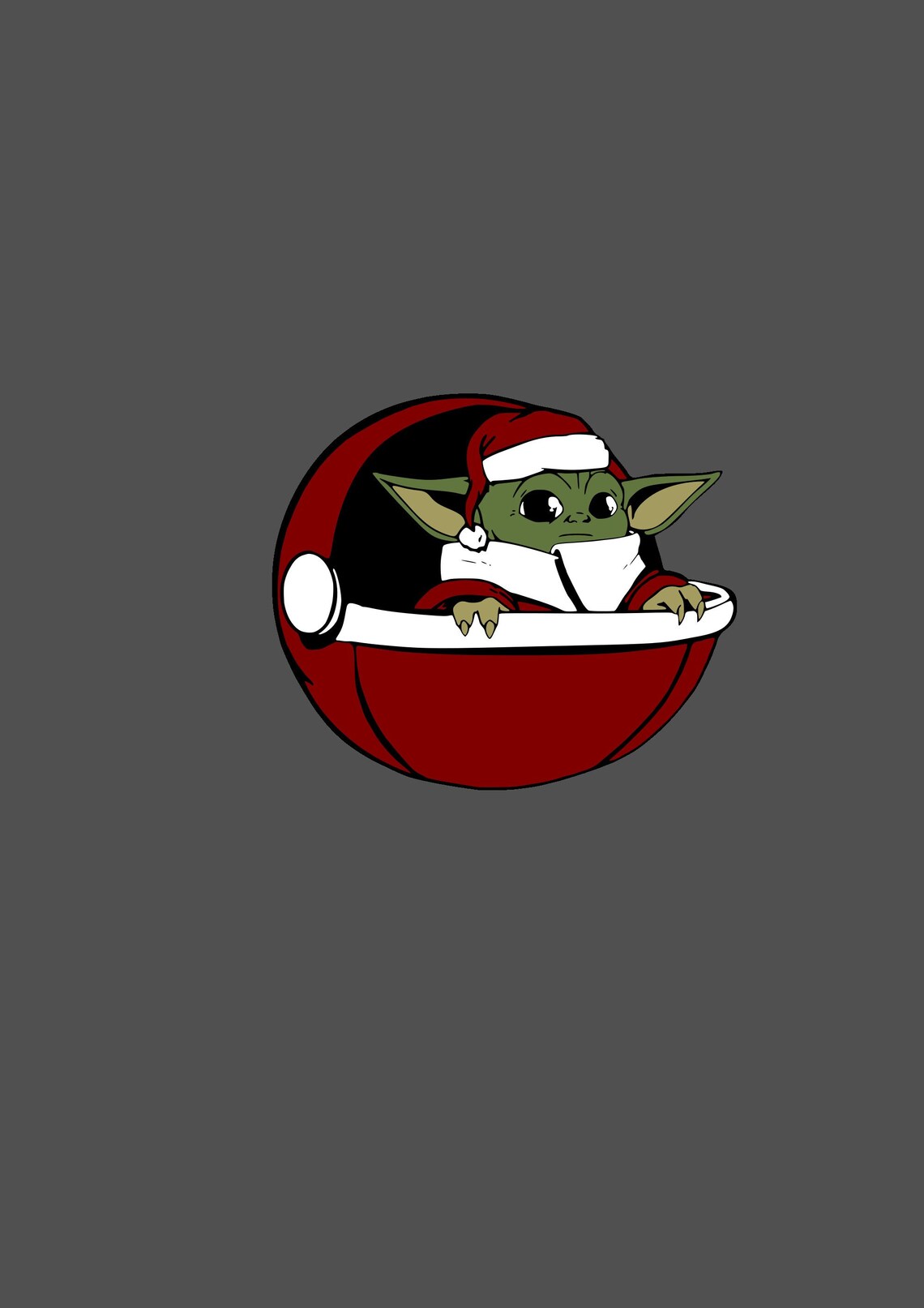 Baby Grogru Christmas SVGPNG - Etsy