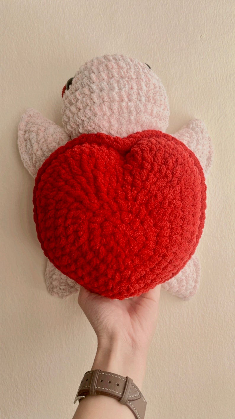 Ai the Heart Turtle Plushie - CROCHET PATTERN ONLY - Etsy