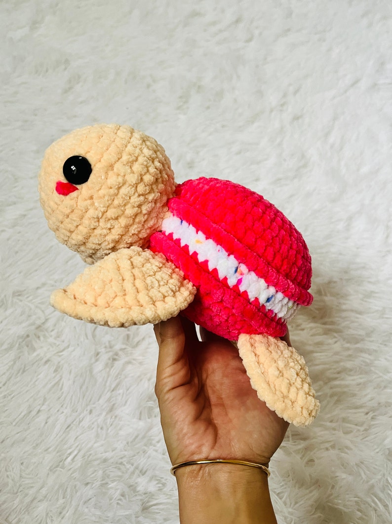Marie the Macaron Turtle Plushie - CROCHET PATTERN ONLY - Etsy