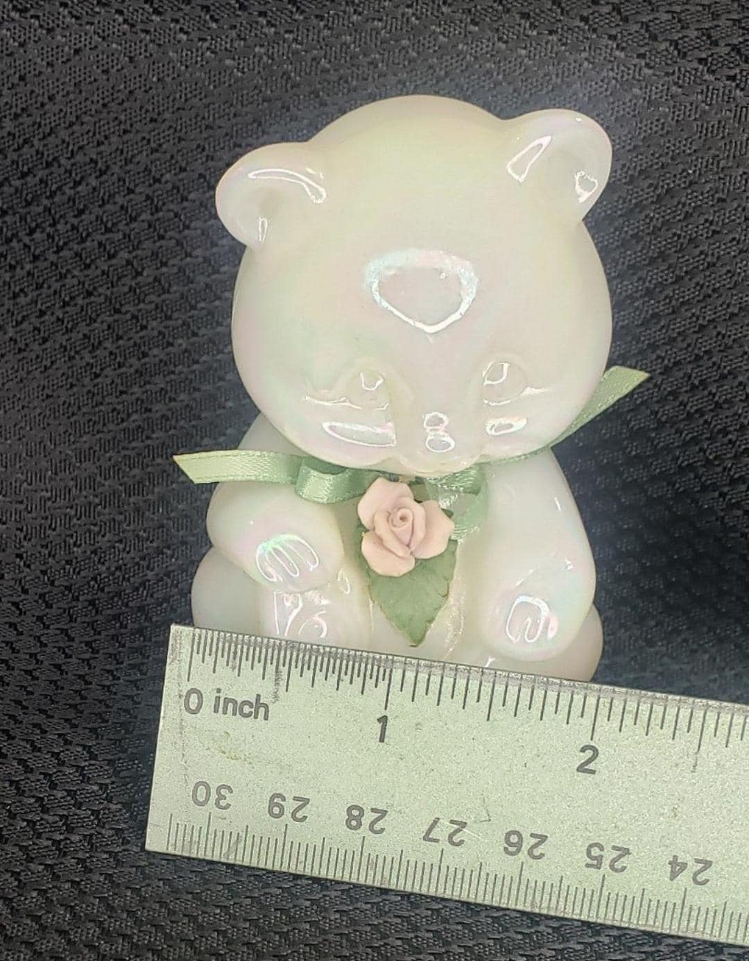 Vintage Fenton Iridescent Mother of Pearl Teddy Bear - Etsy