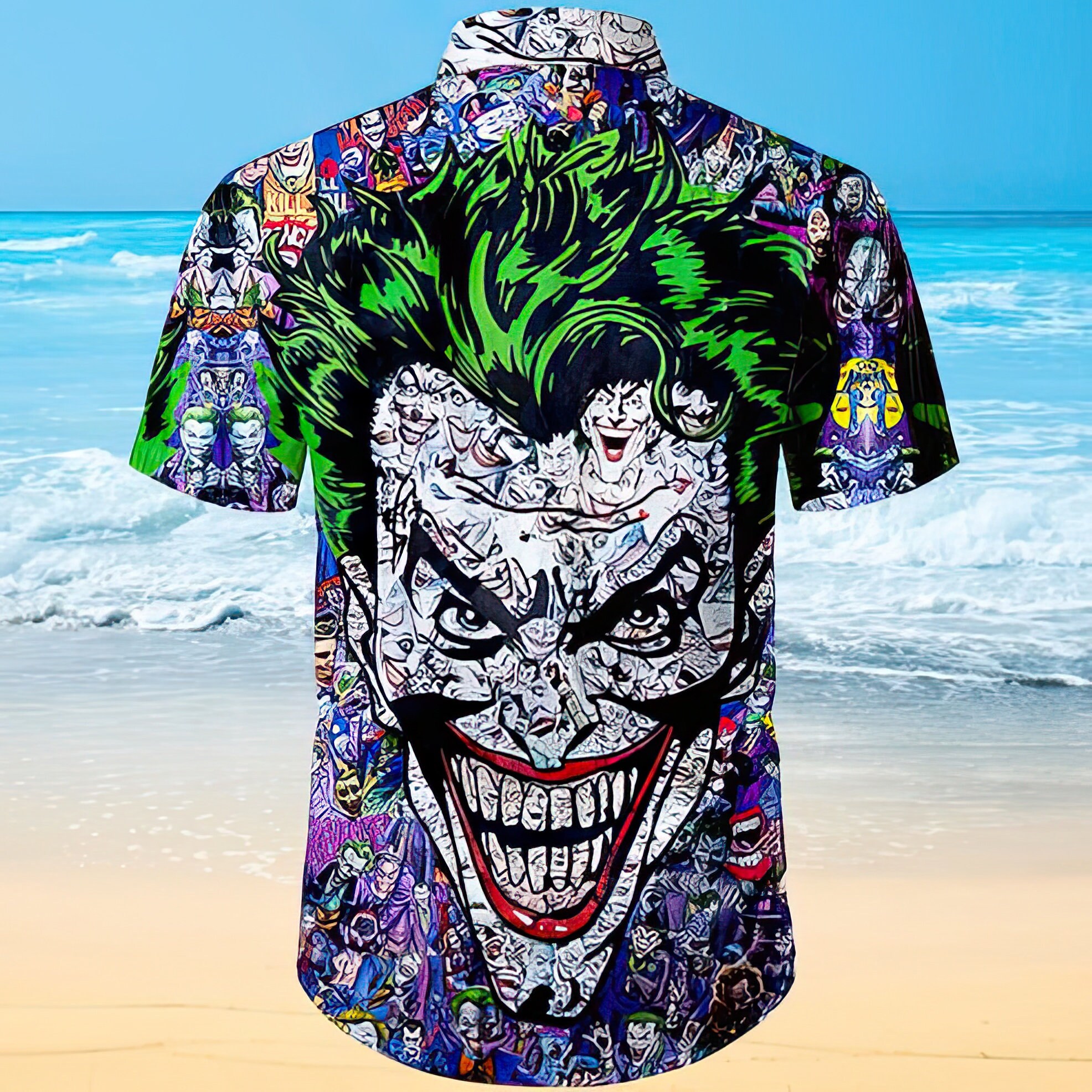 Joker Hawaiian Shirt, Summer Beach Shirt sold by PhiFanale | SKU 72130158 | Printerval