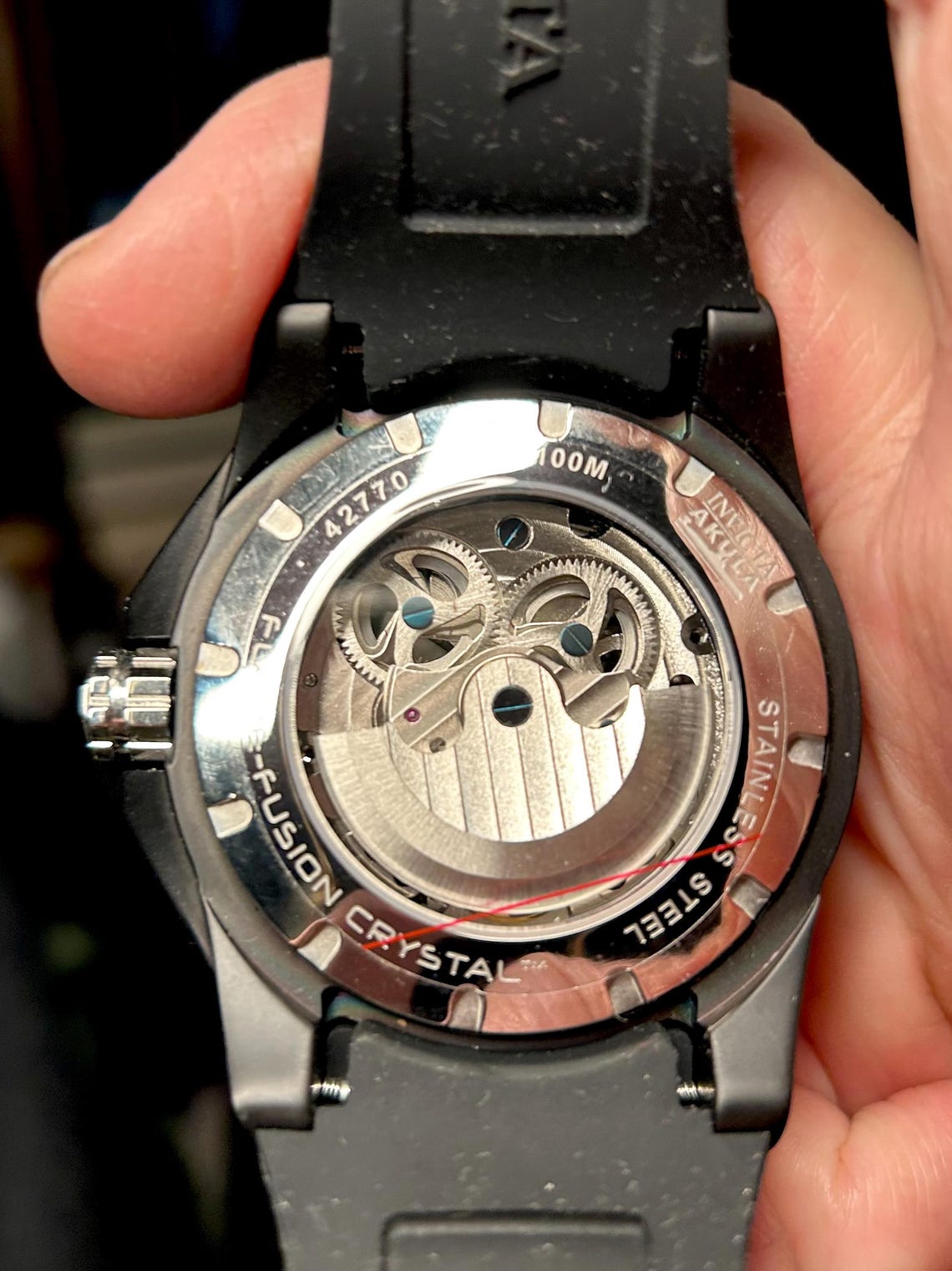 NEW INVICTA AKULA Automatic Watch With Black Stainless Steel Casing ...