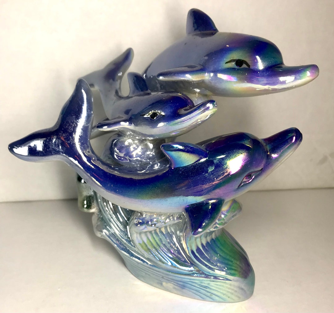 Vintage, Collectible BOTTLENOSE DOLPHIN CERAMIC Penholder Sculpture! - Etsy