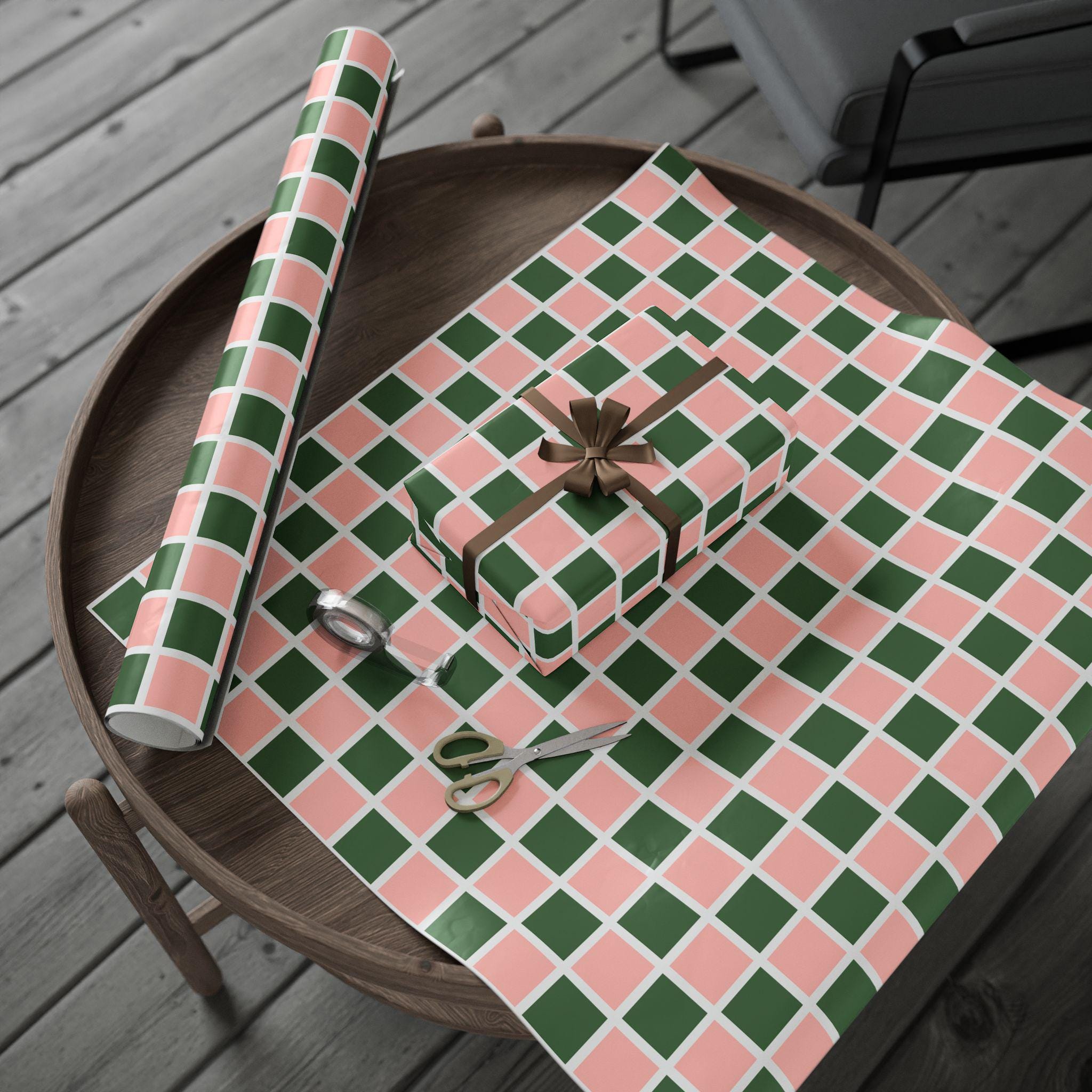Checker Board Wrapping Paper - Etsy