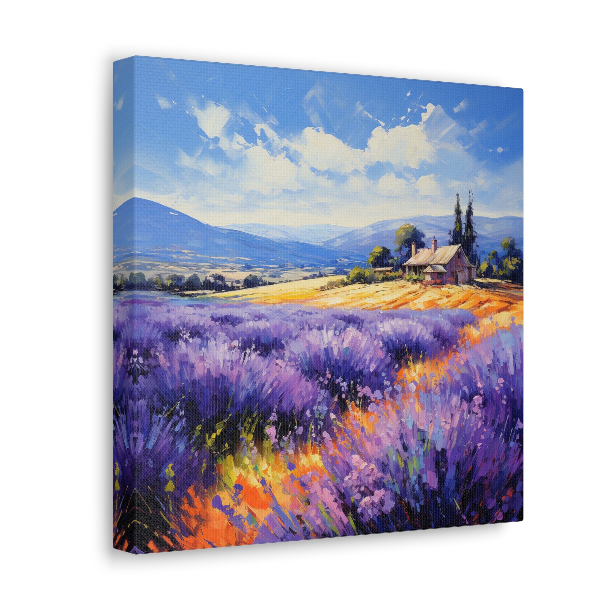 Lavender Field Art Print Breathe in the Beauty of Provence - Etsy