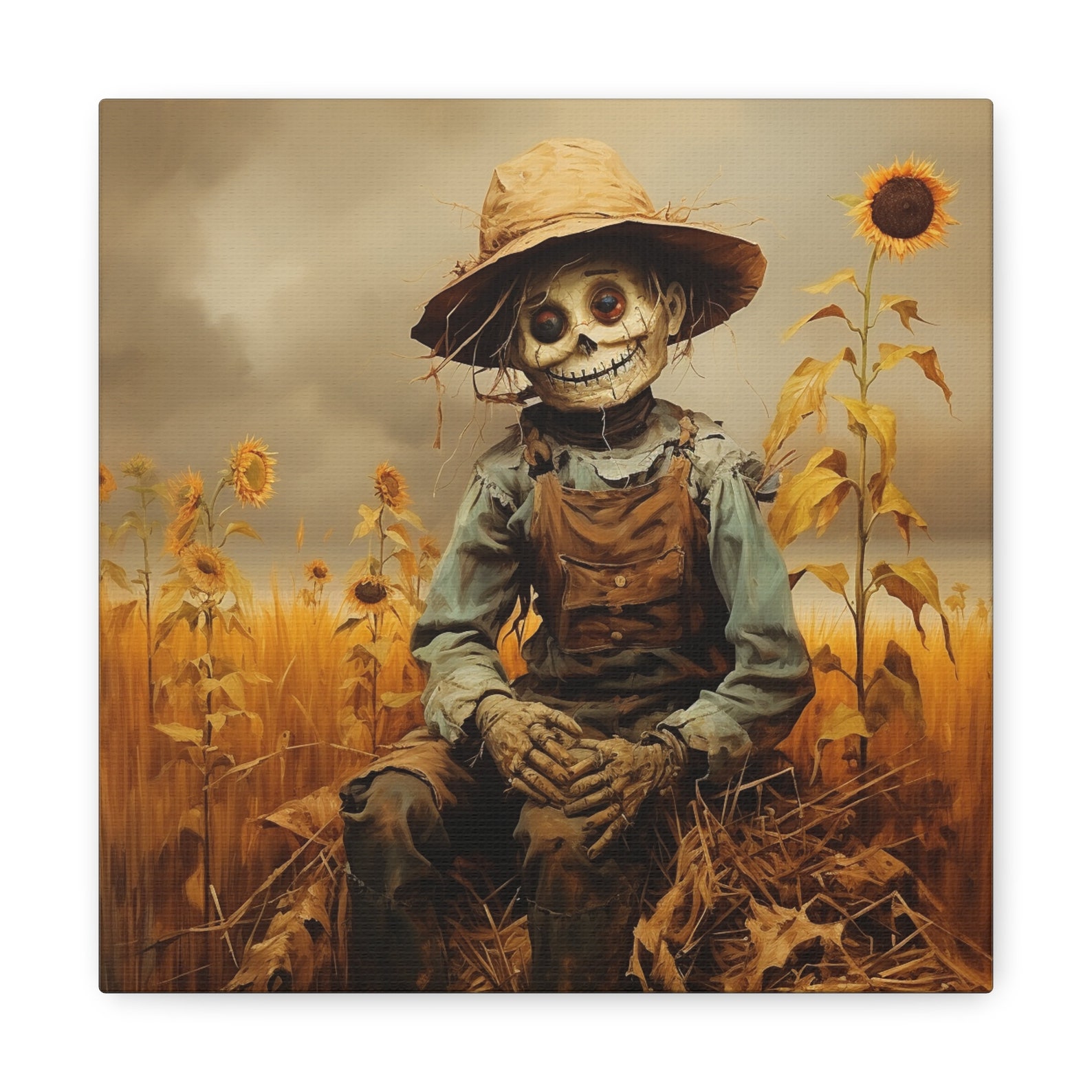 Halloween Scarecrow Print Spooky Charm for Your Halloween - Etsy