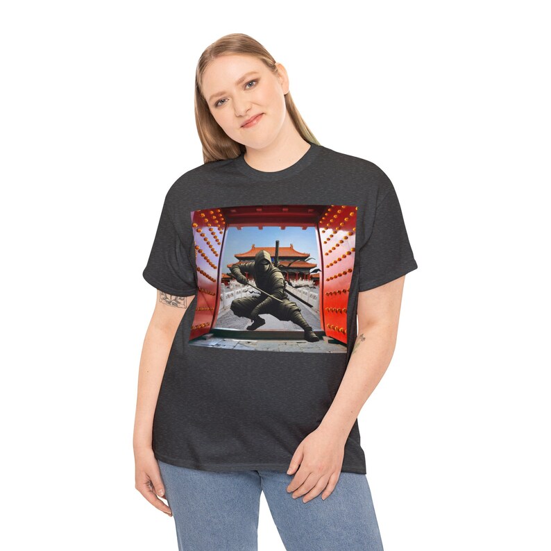 Ninja T-shirts Men, Men T-shirt Ninja Warrior, Japanese Art Style ...