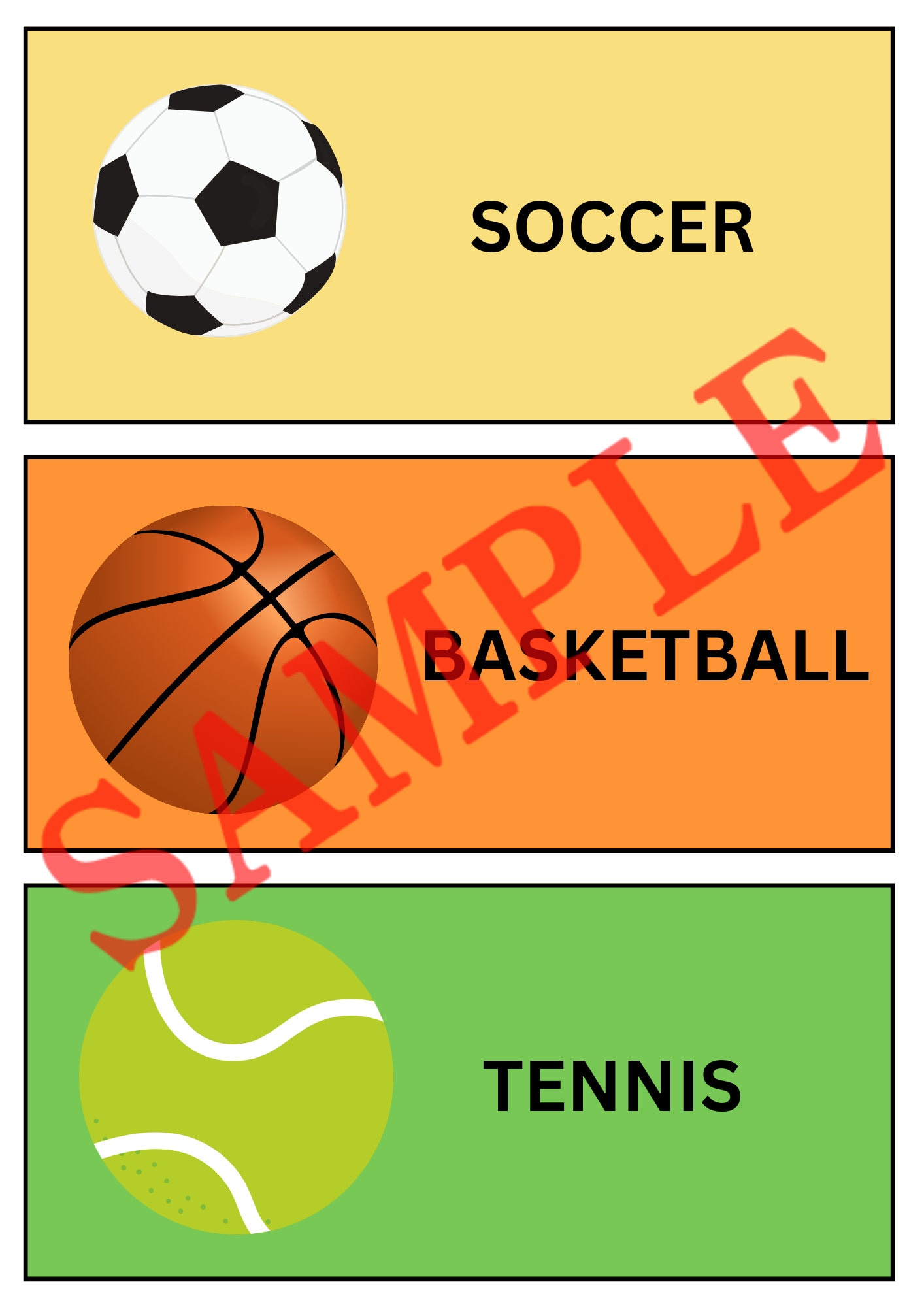 Sport Themed Classroom Group Labels - Etsy