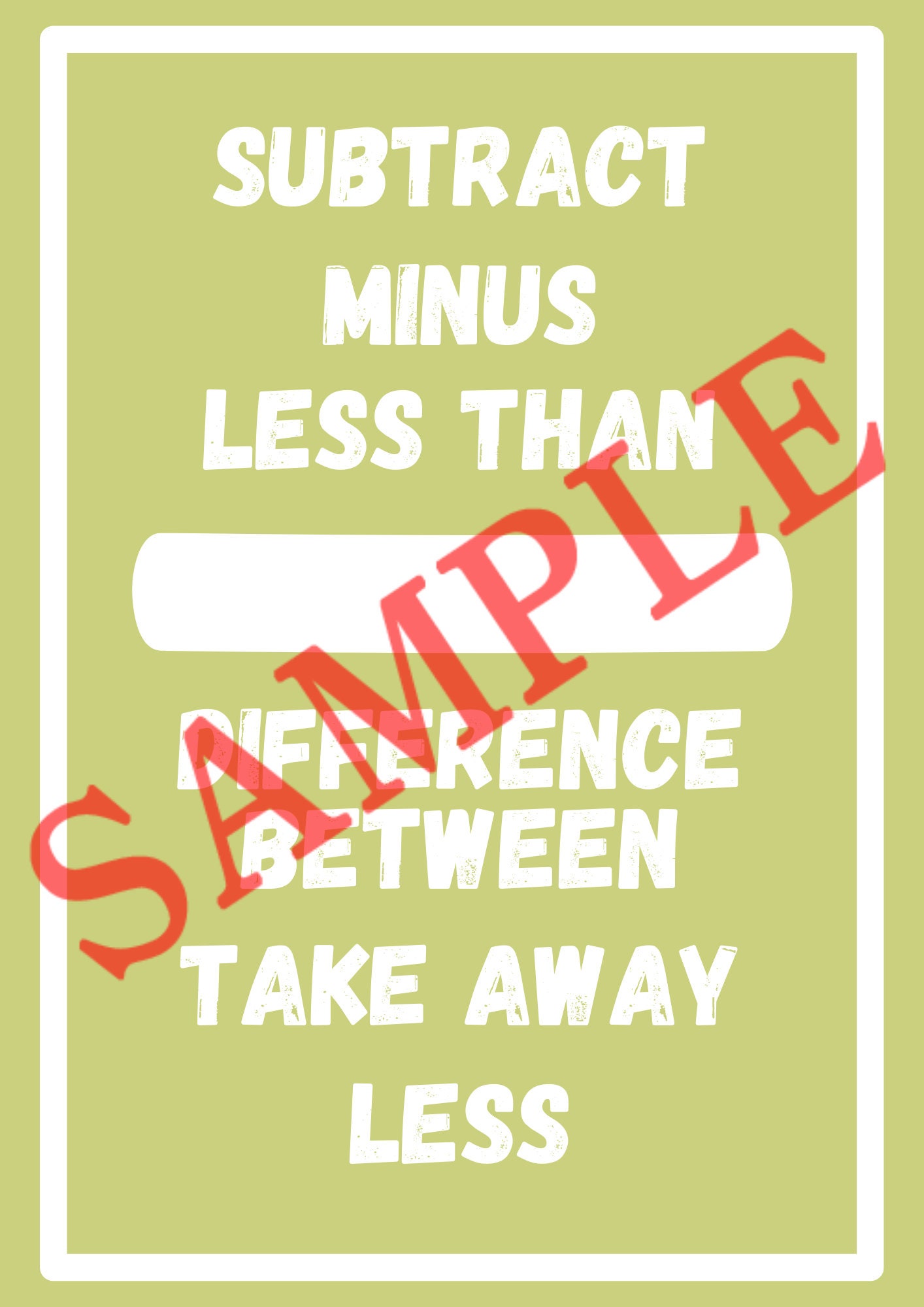 Primary Math Poster Pack - Etsy