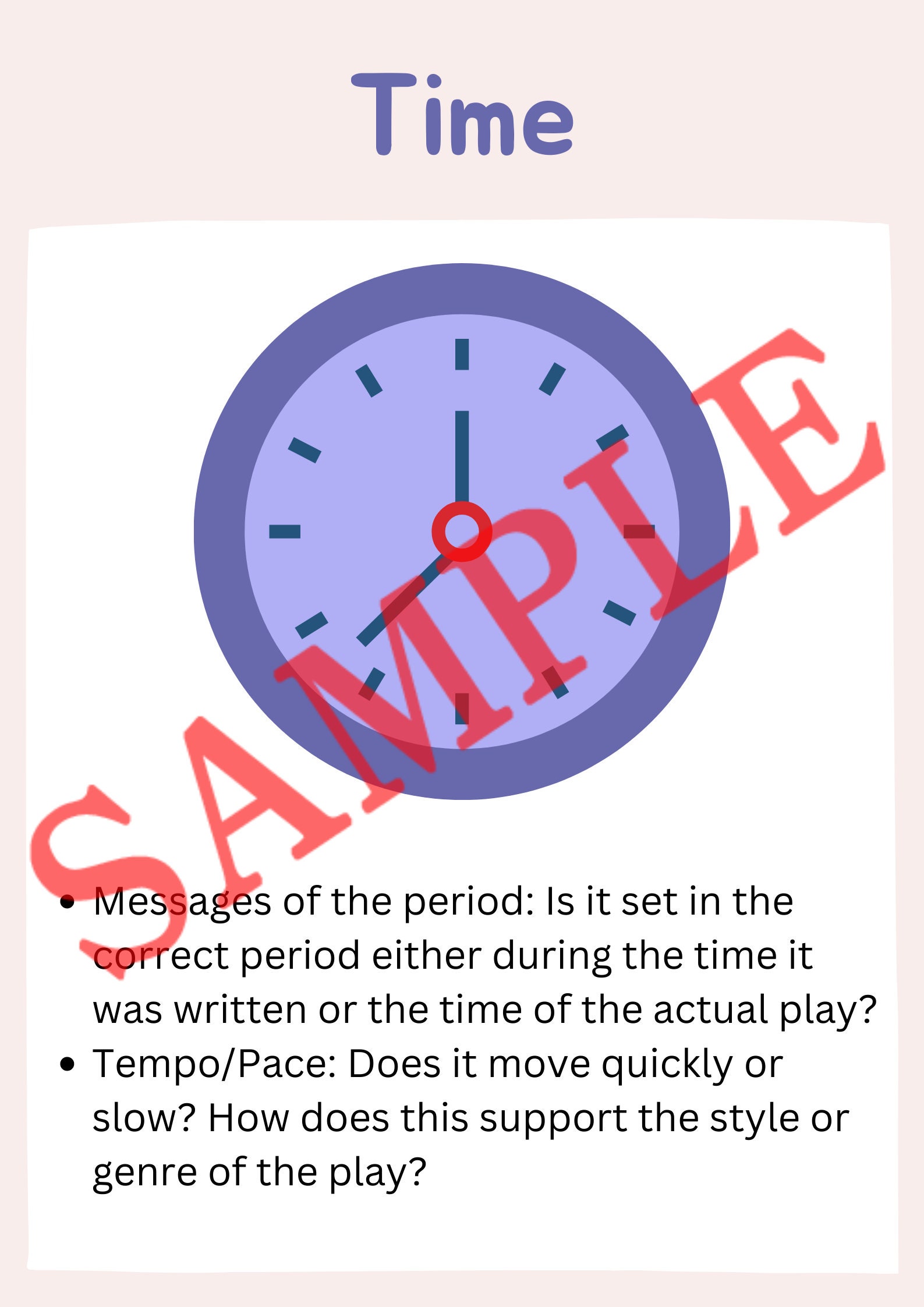 Elements of Drama Poster - Etsy