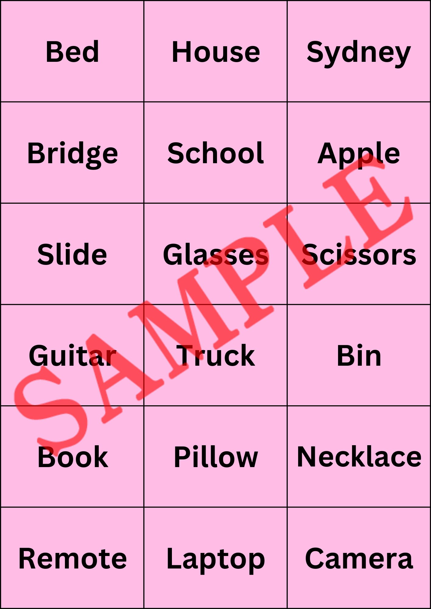 Noun, Verb and Adjective Charades - Etsy