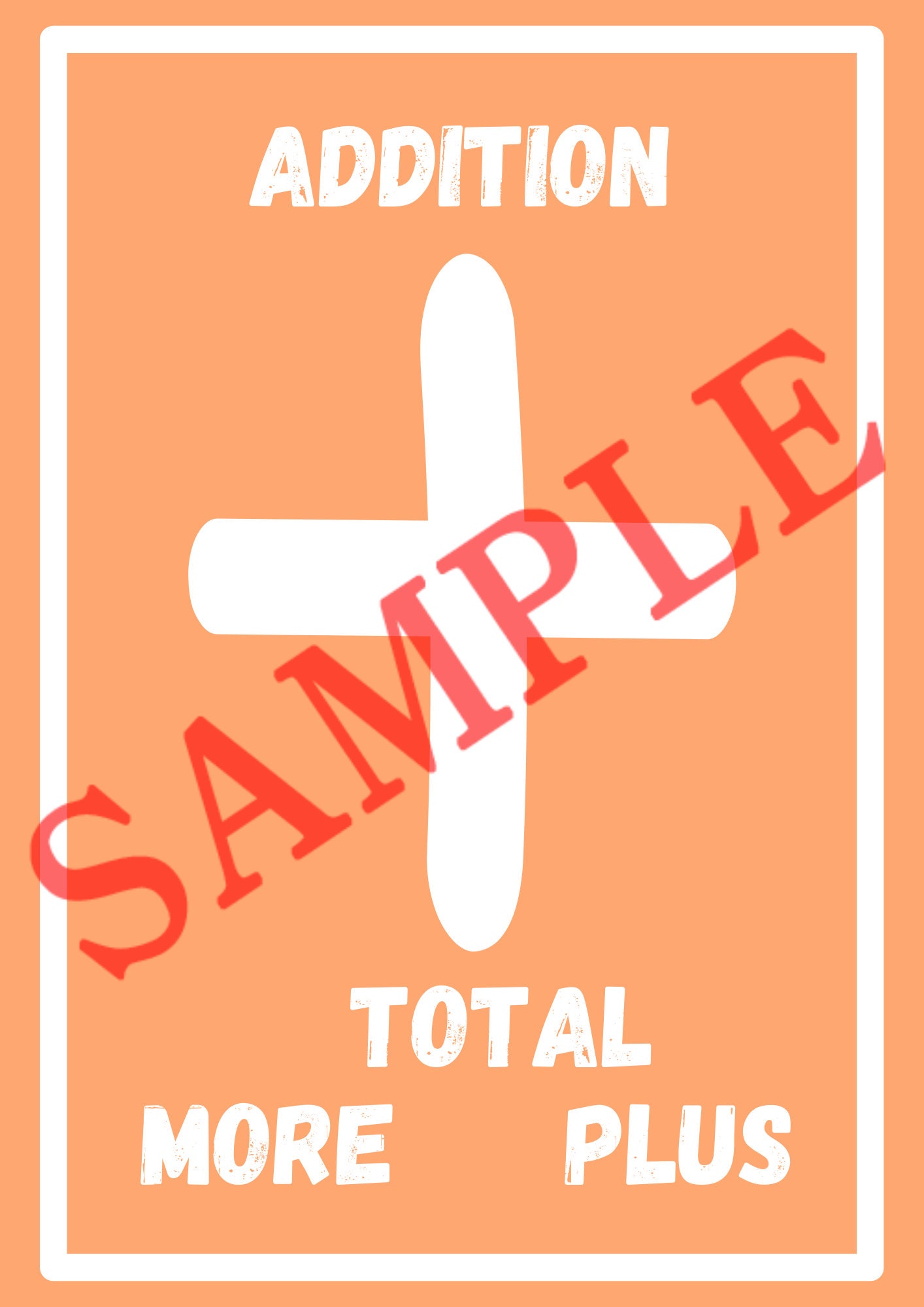 Primary Math Poster Pack - Etsy