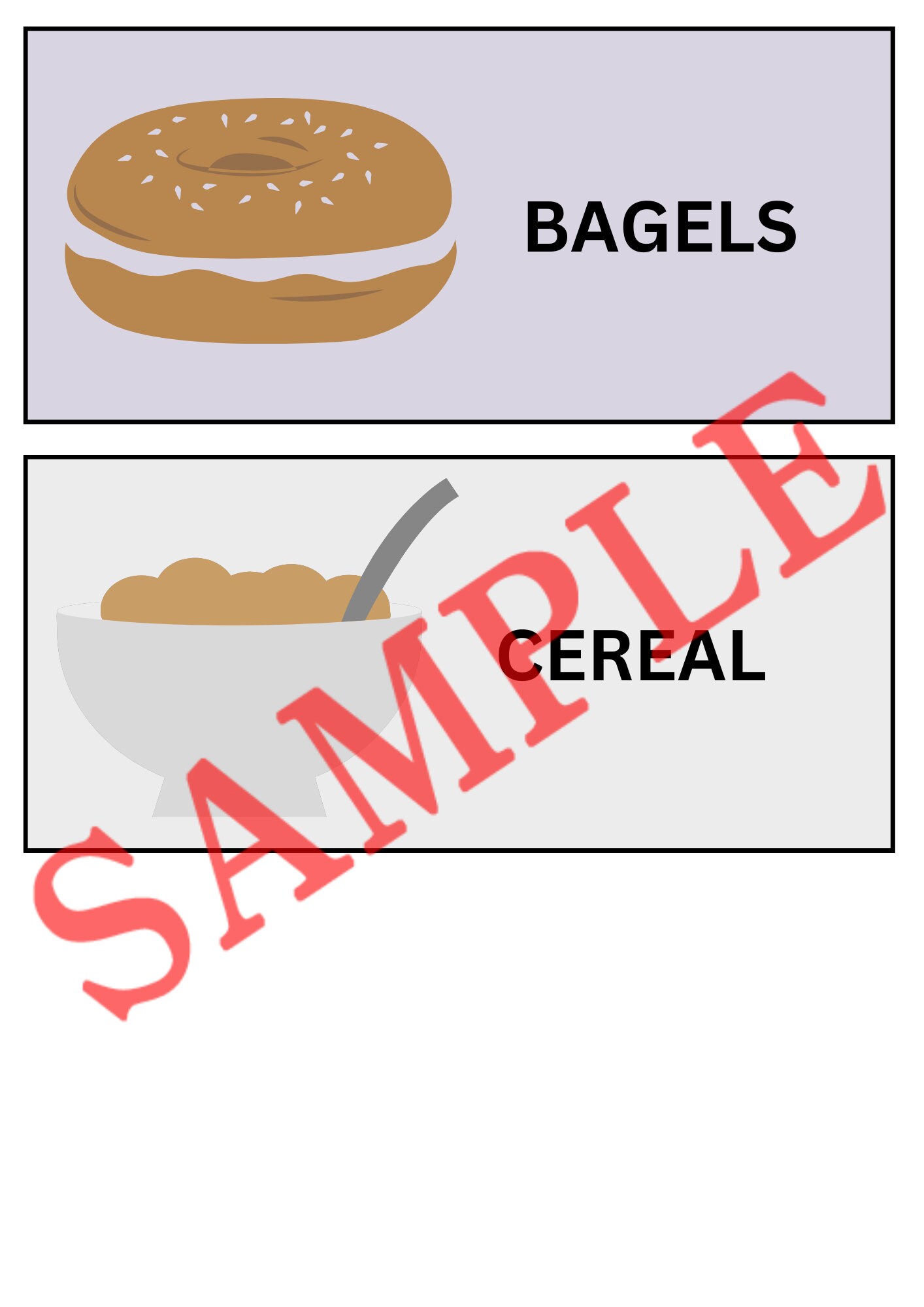 Food Themed: Classroom Group Labels - Etsy