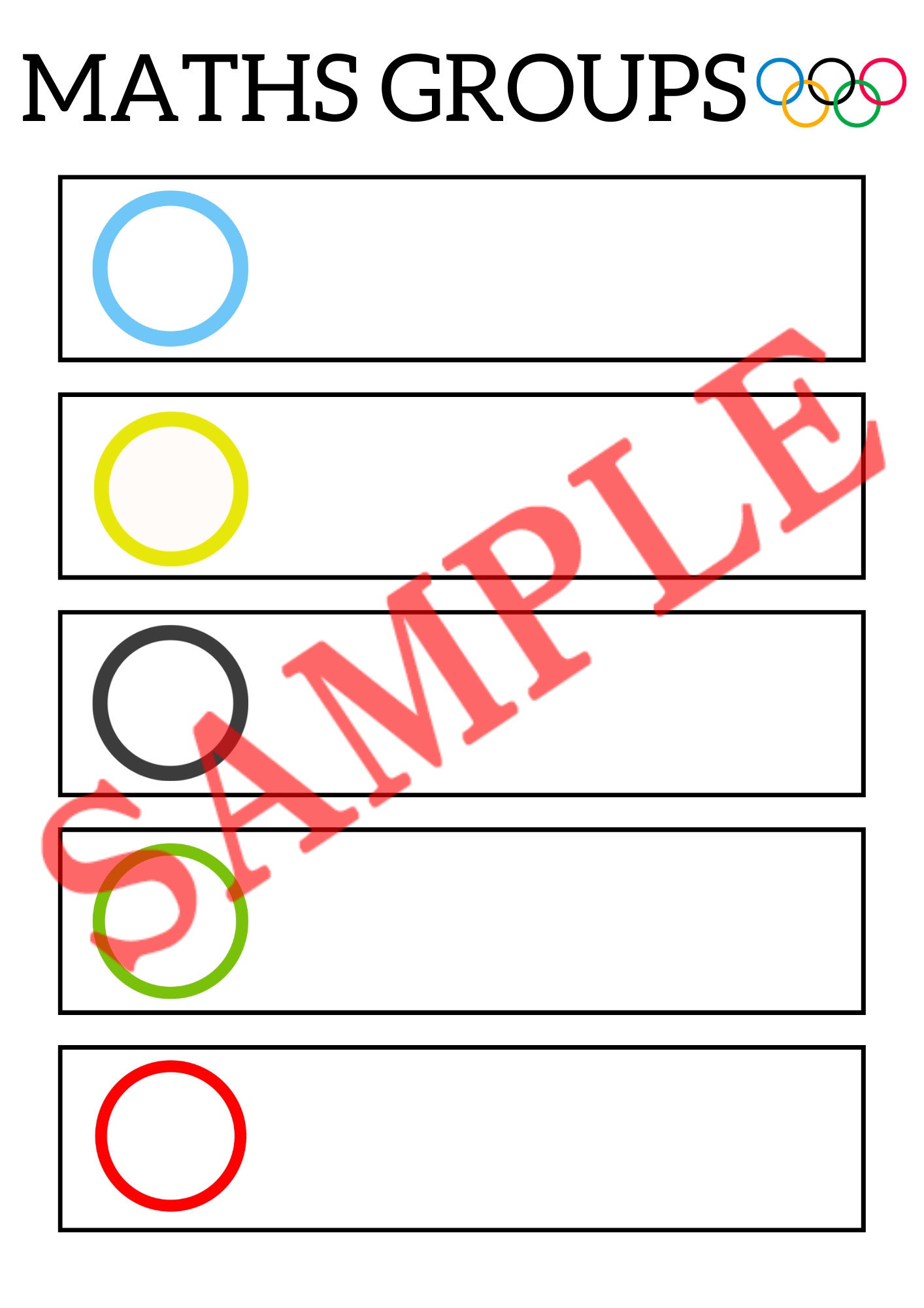 Sport Themed Classroom Group Labels - Etsy