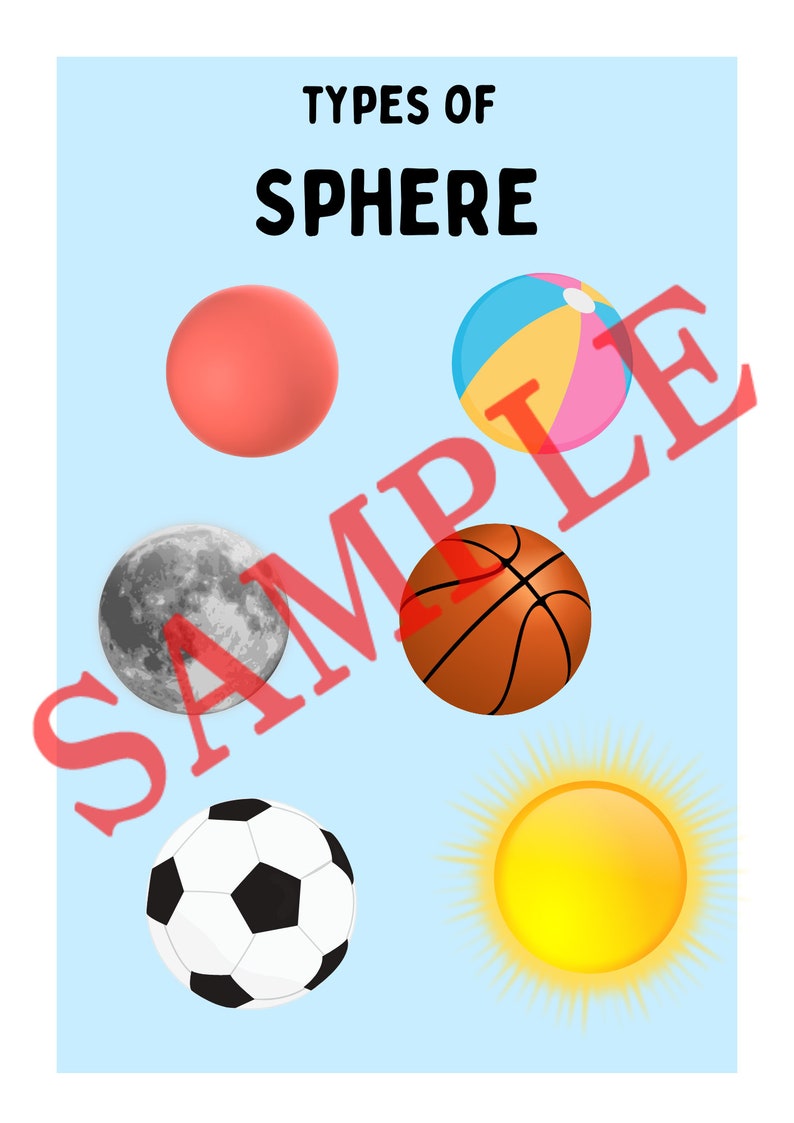 3D Shape Classroom Posters - Etsy